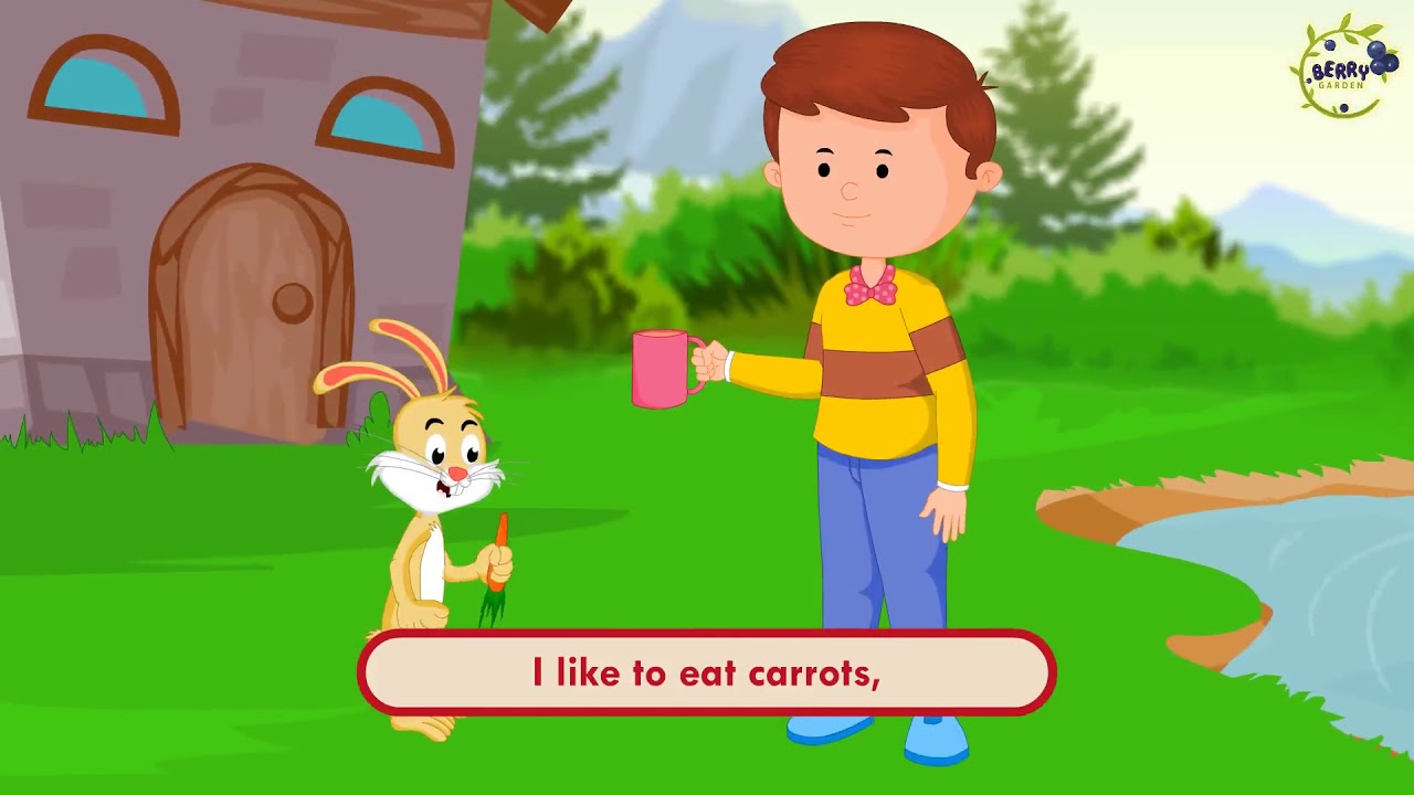 13. Hello! Mr Bunny Rabbit | Berry Garden | Nursery Rhymes | Sweet ...