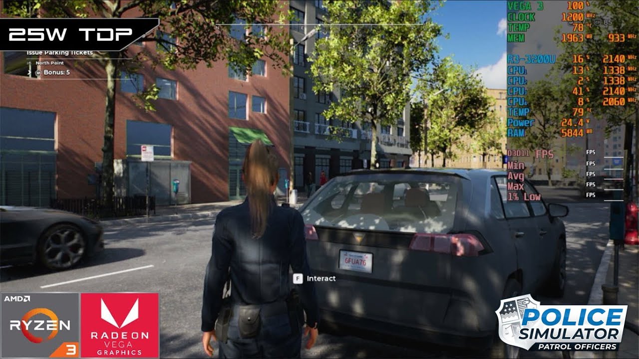 Police Simulator: Patrol Officers | AMD Ryzen 3 3200U Vega 3 - YouTube