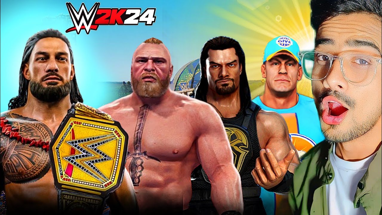WWE 2K24 PSP REAL WWE 2K24 Roman Brock Cena Fiend 2K Showcase 🔥 - YouTube