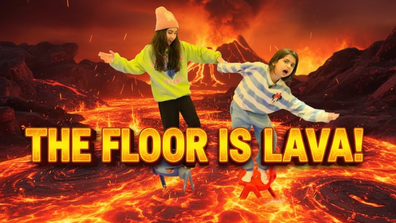 The Floor Is Lava! 🌋🔥 Fun Kids Game | Jump & Play at Home - YouTube