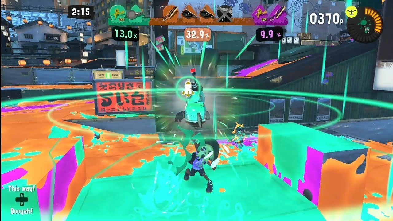 Splatoon 3 Splatfest Team Ghost Tricolor Battle Gameplay 01 On ...