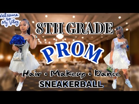 8TH GRADE PROM | VLOG/GRWM| - YouTube