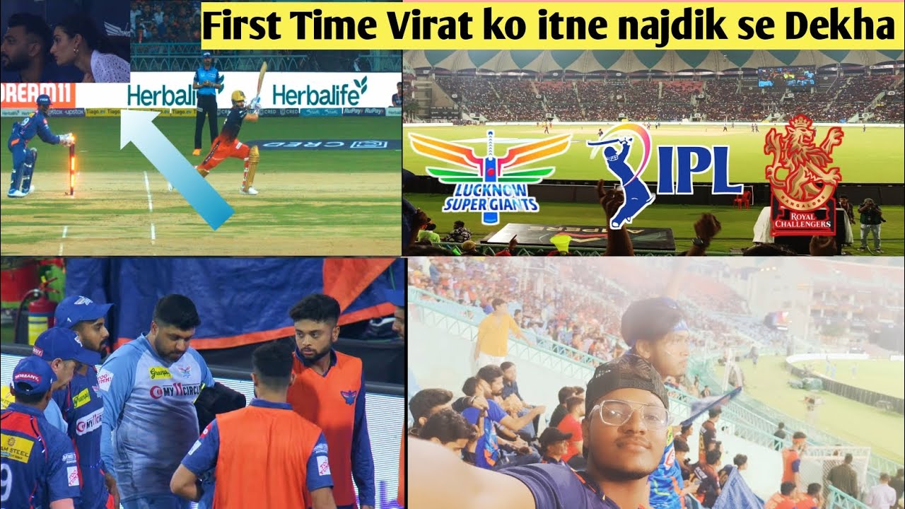 My First IPL Match🤩 जिंदगी में पहली बार virat Kohli को देखा 🥰 First ...