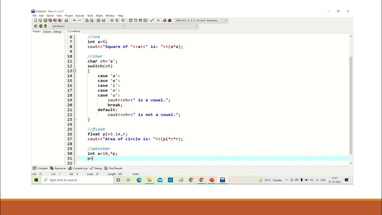Practical Examples of primitive Data Structures - YouTube
