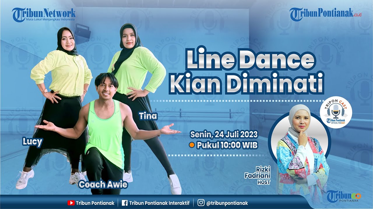 🔴 Line Dance Kian Diminati Masyarakat Bersama Ikatan Langkah Dansa ...