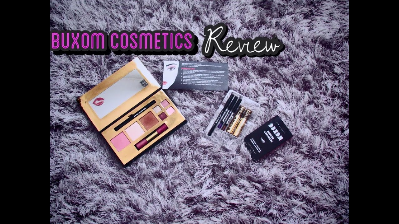 Buxom cosmetics 9 piece full face review// bumble bee inspired outfit ...