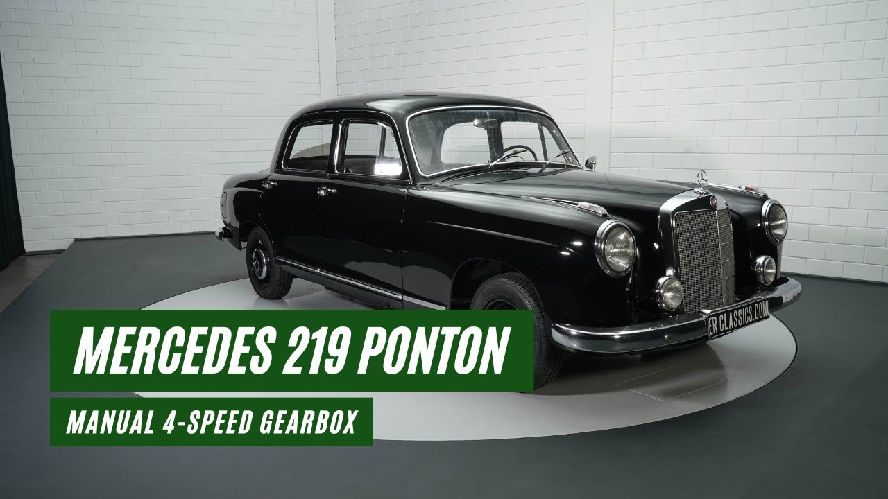 Mercedes-Benz 219 Ponton | Good Condition | 1956 -VIDEO- www.ERclassics ...