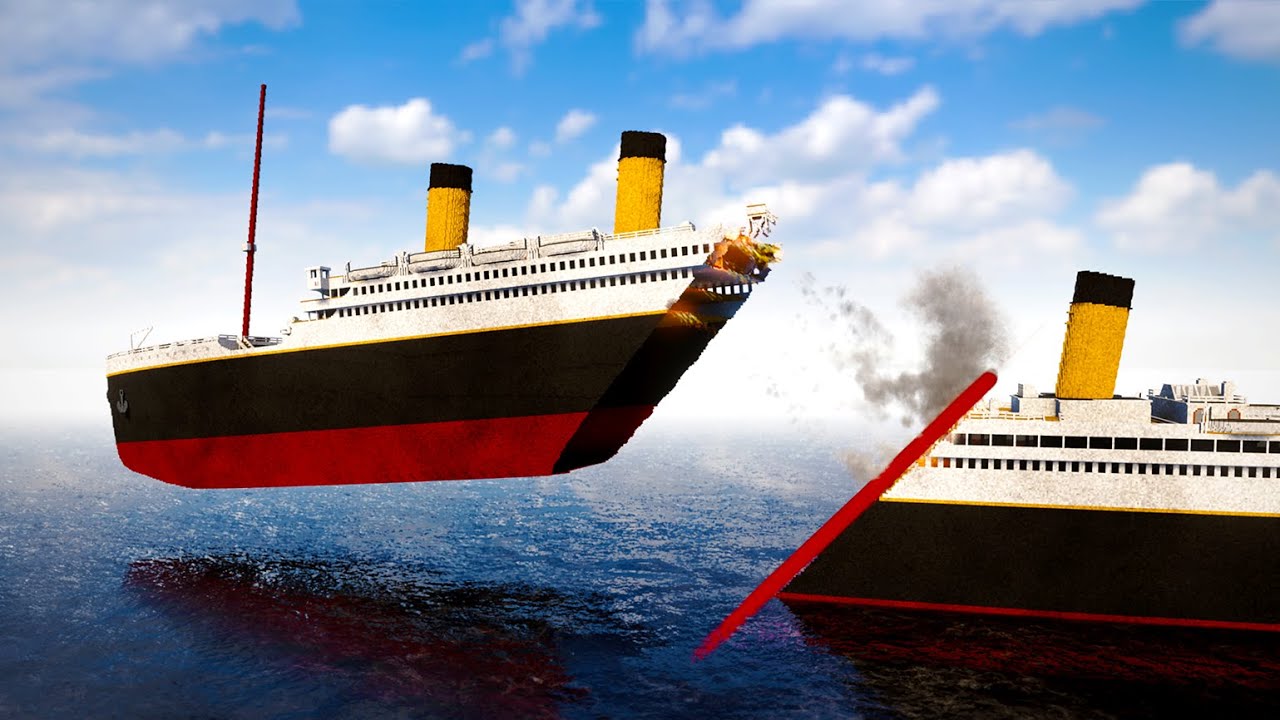 Cutting The Titanic in Half | Teardown - YouTube