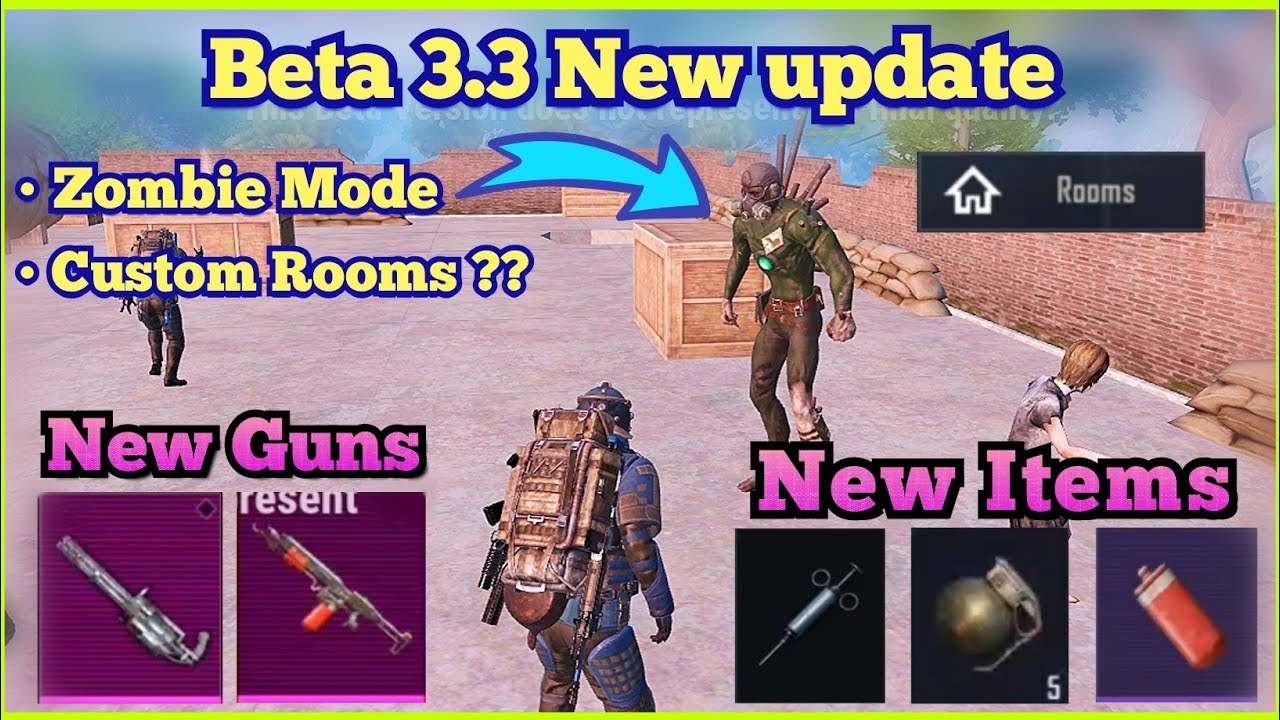 Metro Royale beta 3.3 New Zombie Mode | New items🤔 - YouTube