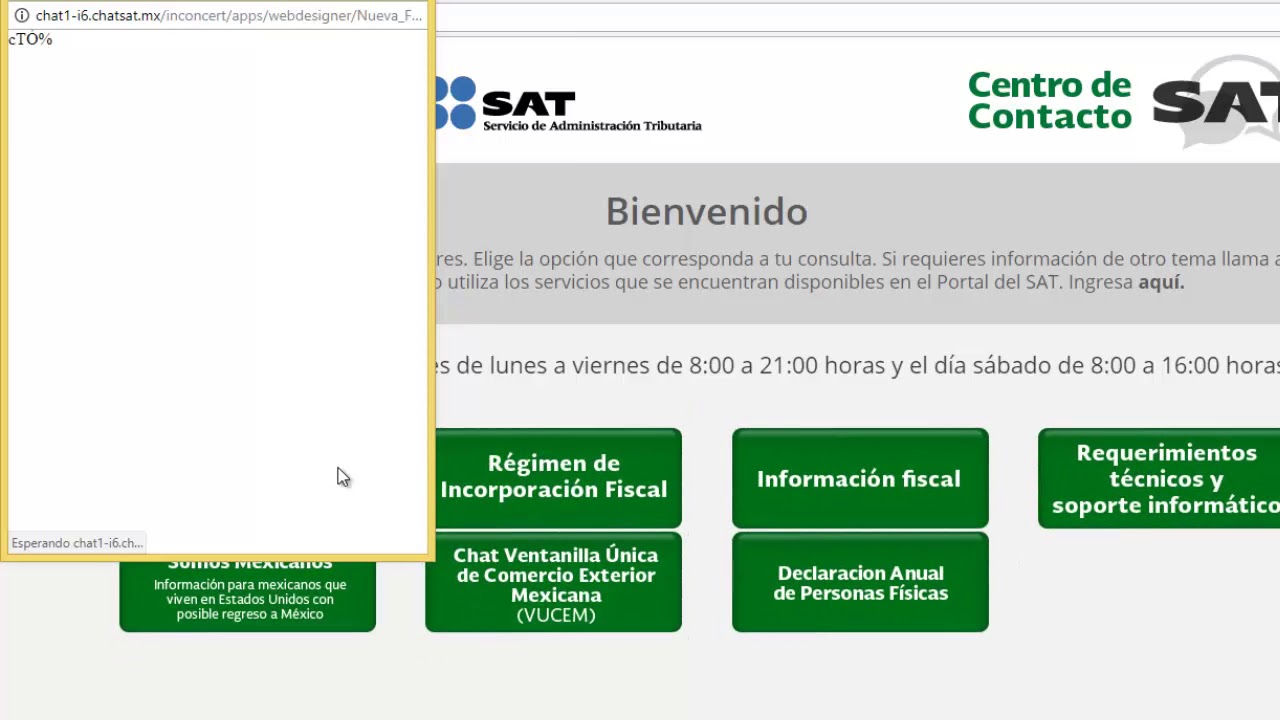 ¿Cómo ingresar al CHAT del SAT? - YouTube