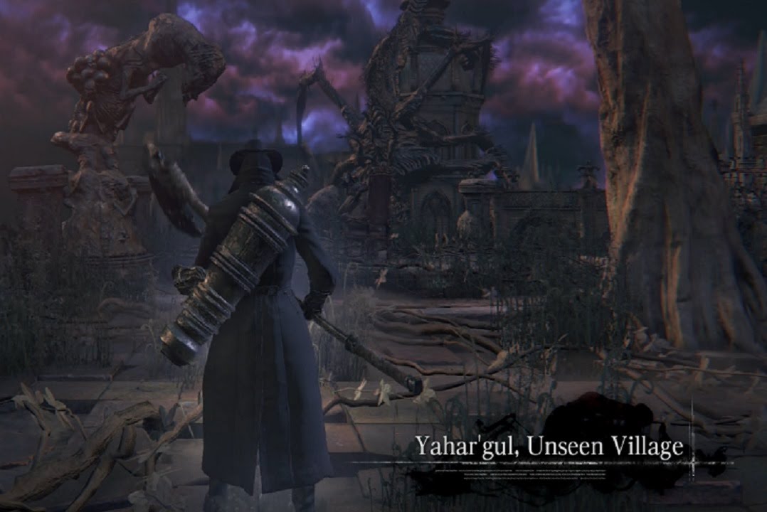 Bloodborne Get to Yahar'gul Unseen Village Lamp Save Point - YouTube