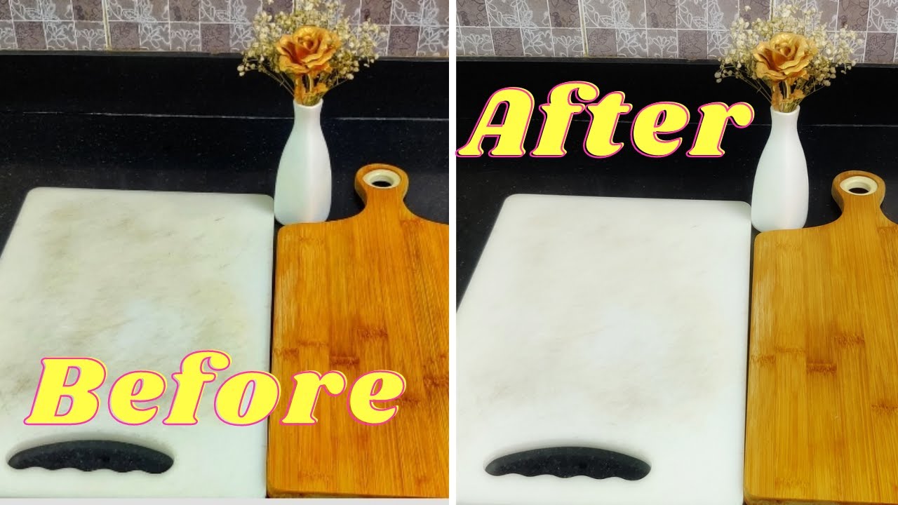 How to Clean Chopping Board | How to Clean wooden Chopping Board ...