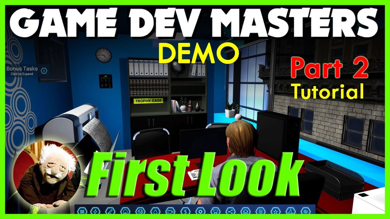 GAME DEV MASTERS Demo | First Look | Part 2 with Tutorial - YouTube