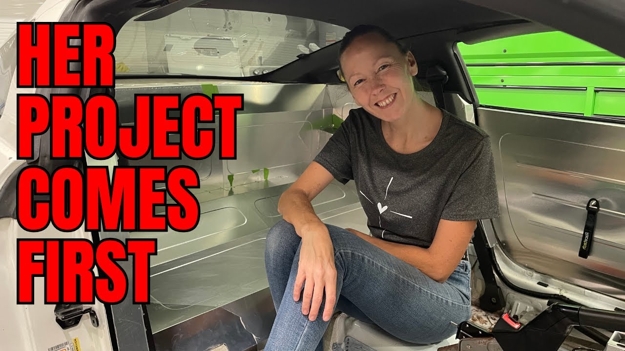 Wife's Rally Mustang Takes Priority. Next Step In The Interior Install. - YouTube