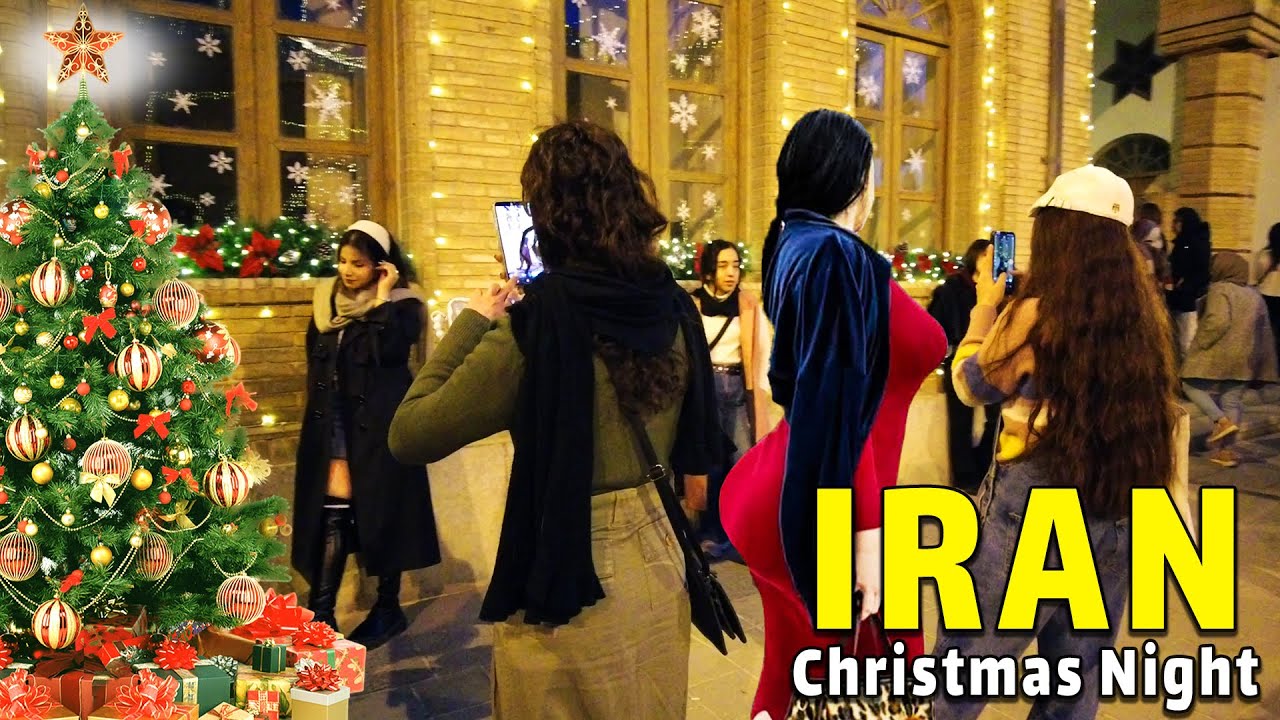 IRAN 🇮🇷 Christmas in Isfahan: Exploring the Festive Markets and Holiday ...