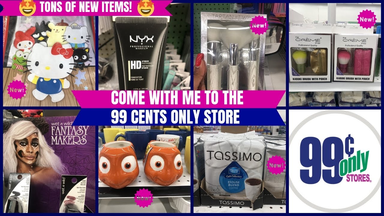 COME WITH ME TO THE 99 CENTS ONLY STORE|TONS OF NEW NAME BRAND FINDS ...