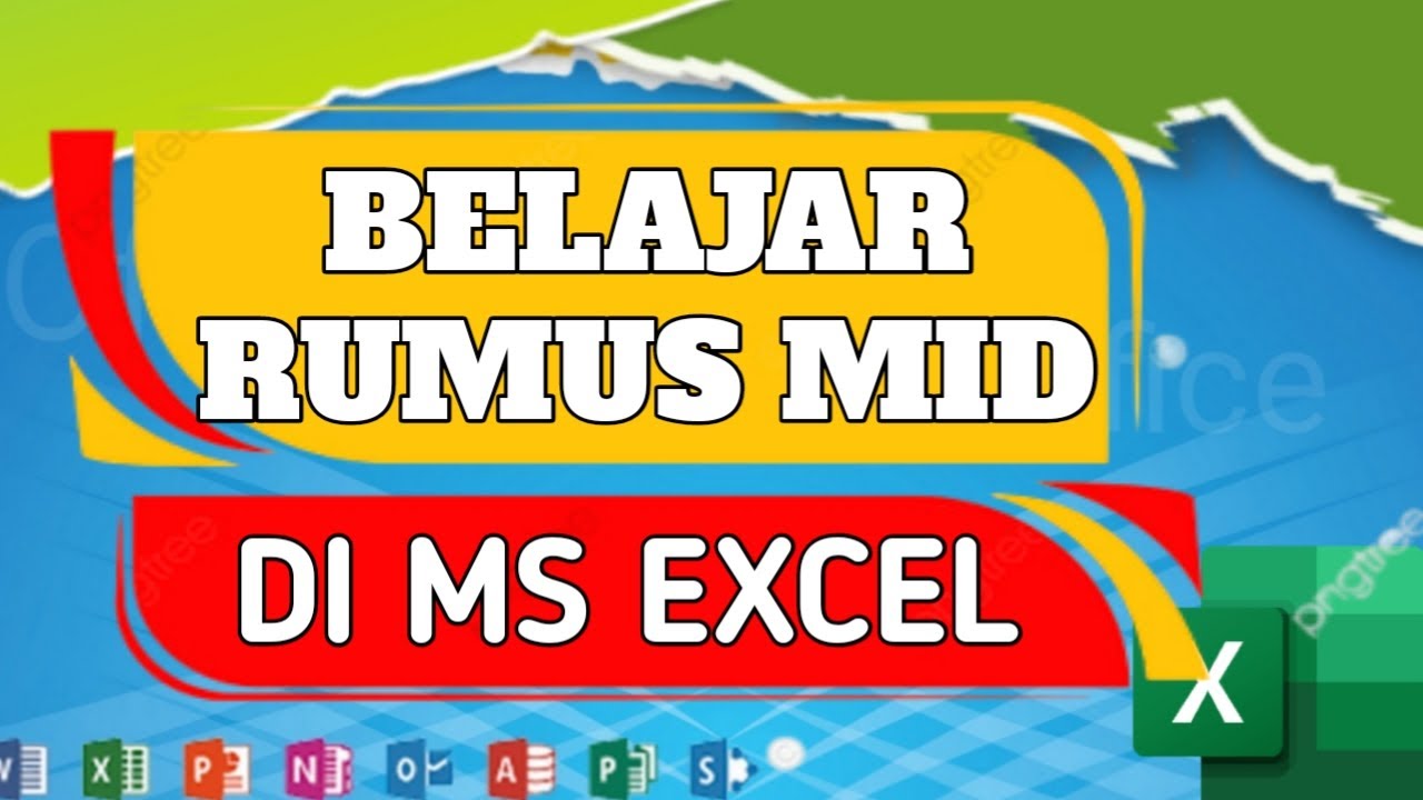 cara menggunakan rumus mid di excel - YouTube