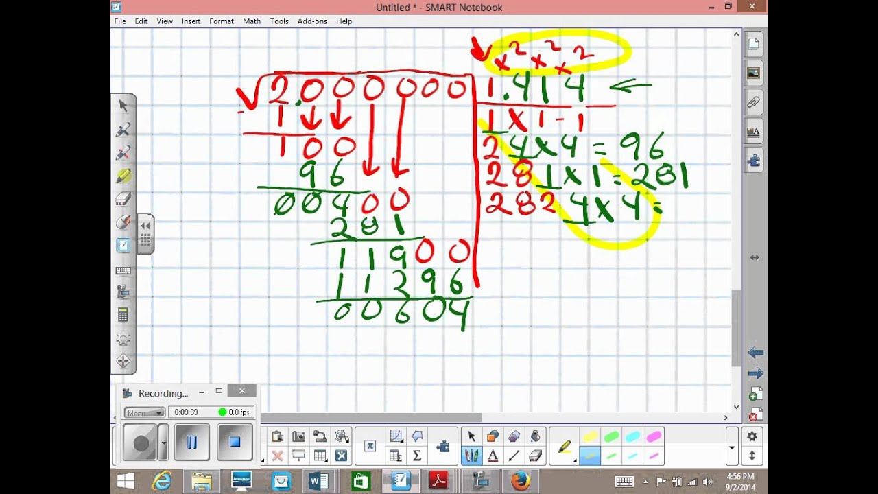 Square Root By Hand YouTube square-root-by-hand-youtube