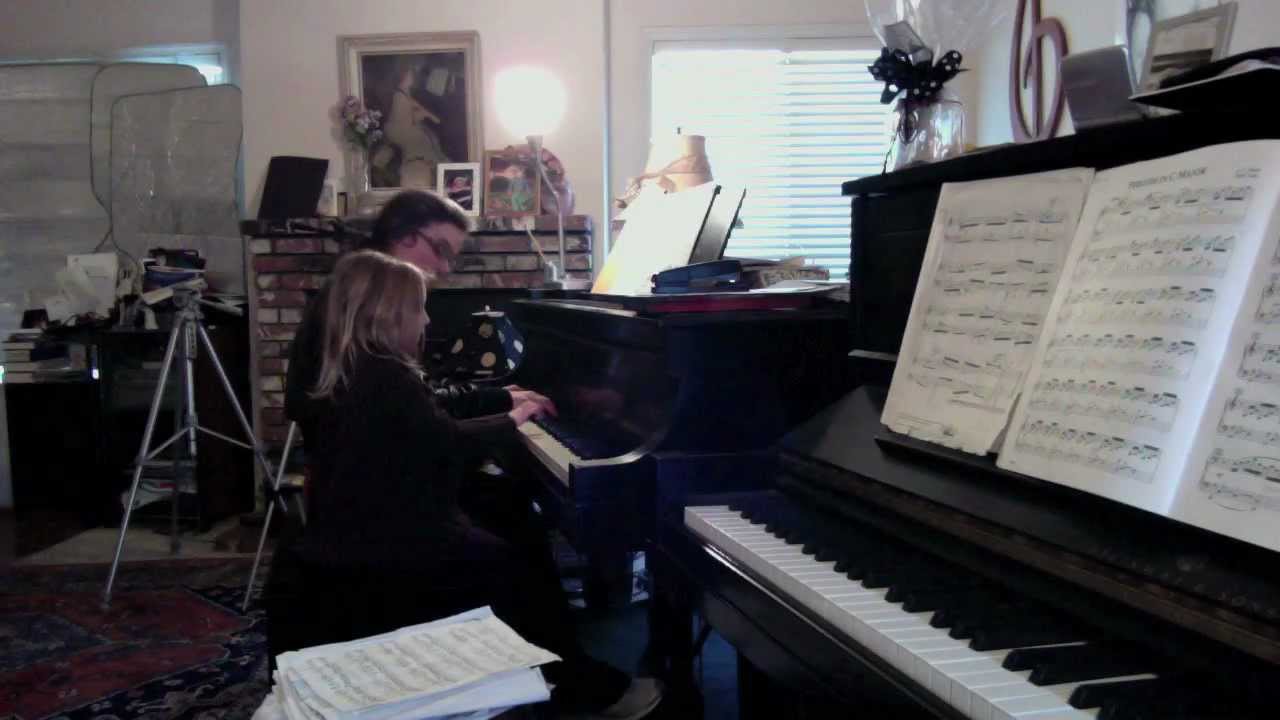 Rina, 5, plays Frere Jacques in the minor using E flat (after 6 months ...