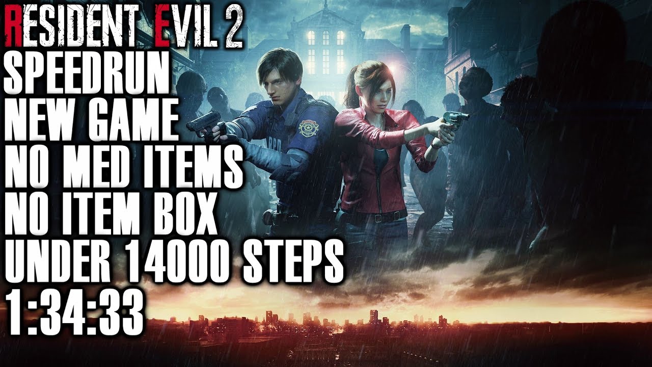 Resident Evil 2 Remake Speedrun Tutorial - [NG] No Recovery Items, No ...