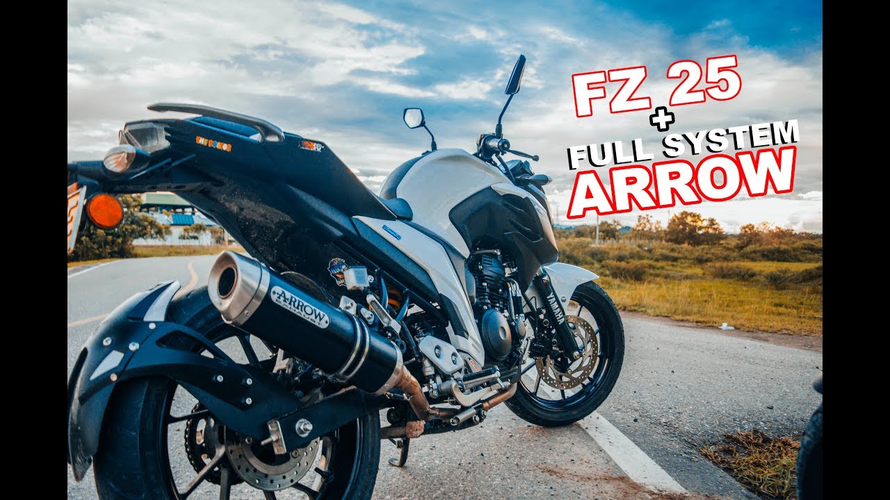 FZ 250 + FULL SYSTEM ARROW ¿Que tal suena? YAMAHA FZ 25 MODIFICADA ...