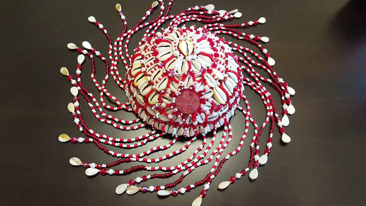 Beaded orisha Dada crown abayani Shango oricha Santeria Yoruba Lucumi ...