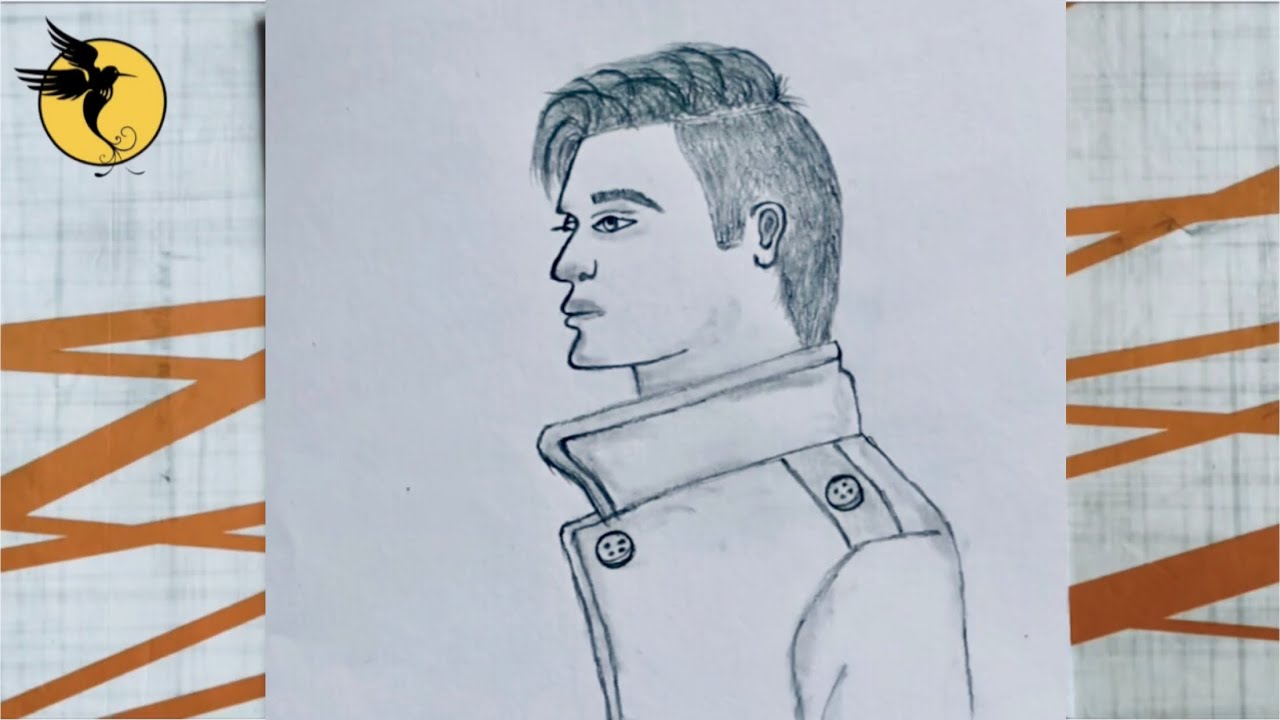 How to draw a boy | Man Face Drawing Easy Step by Step | Boy pencil ...