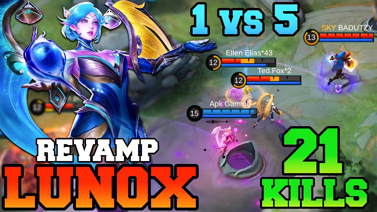 Lunox Revamp Gameplay Guide !! MLBB Lunox Best Build 2023 Combo Top 1 ...