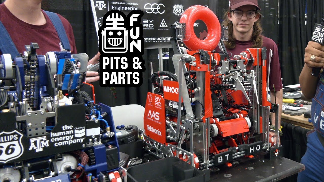 WHOOP Aggie Robotics | Pits & Parts | High Stakes Robot - YouTube