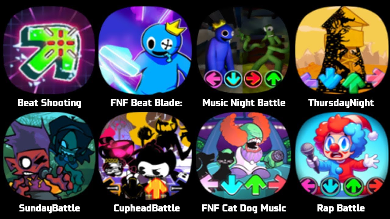 FNF Funki, Fun Time, FNF Beat Blade, FNF The Executable Entourage, FNF ...