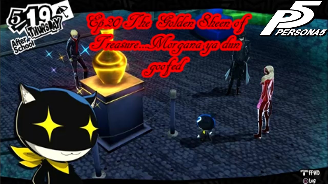 Persona 5 Gameplay Walkthrough Ep 20 The Golden Sheen of Treasure ...