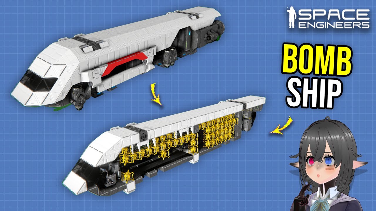 Small Ship Filled With Warheads Tested Versus Things, Space Engineers ...