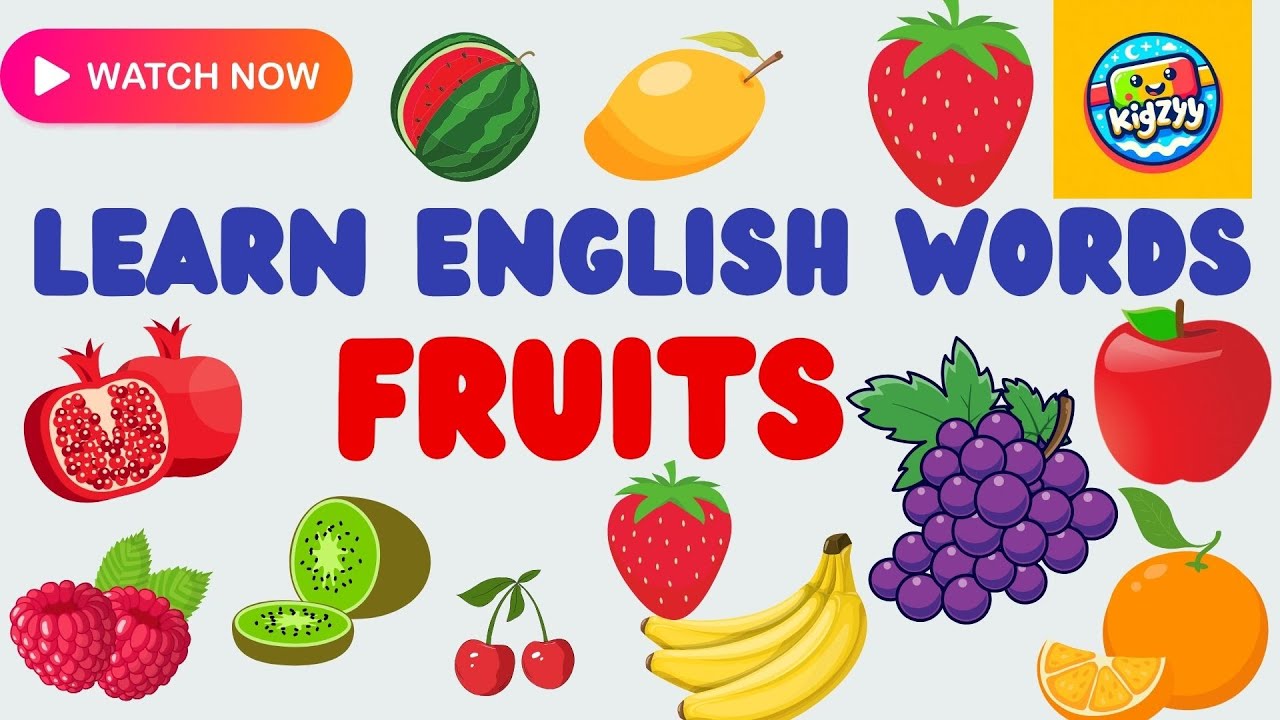 Learn Fruits and their Names ||Vocabulary For Kids||English|| Kids ...
