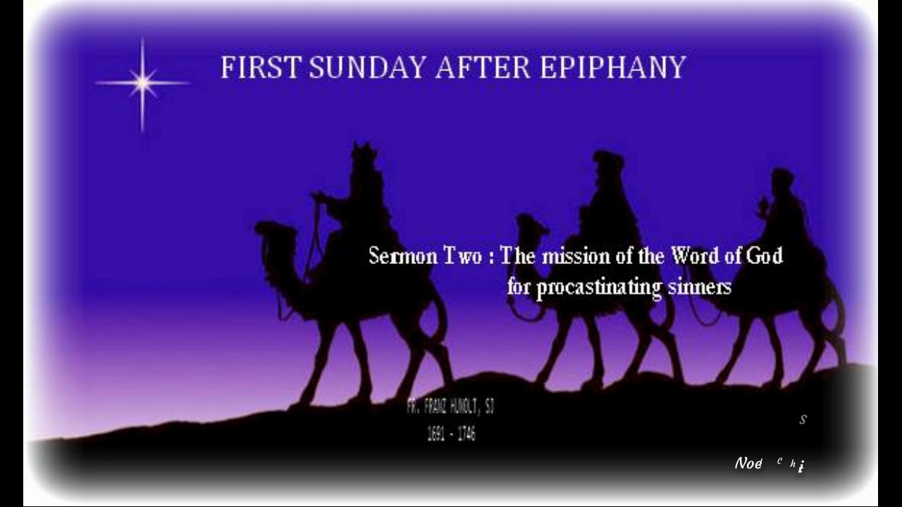Sermon Two ( First Sunday after Epiphany) - YouTube