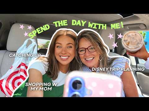 DAY WITH ME! ❤️⭐️  Disney trip plans, shopping with my mom, everyday makeup routine, running errands