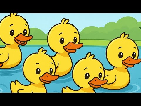 Nursery rhymes for kids|New rhyme and song for toddlers|Five Little Ducks went out one day|Poem|Song