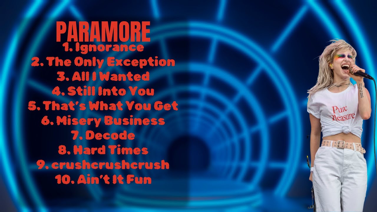 Paramore-Chart-toppers roundup for 2024-Premier Songs Compilation ...