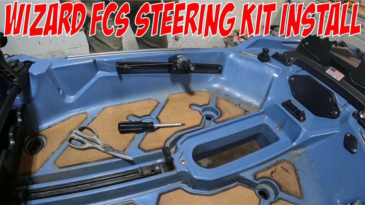 Bonafide PWR 129 Wizard FCS Steering Kit Install - YouTube