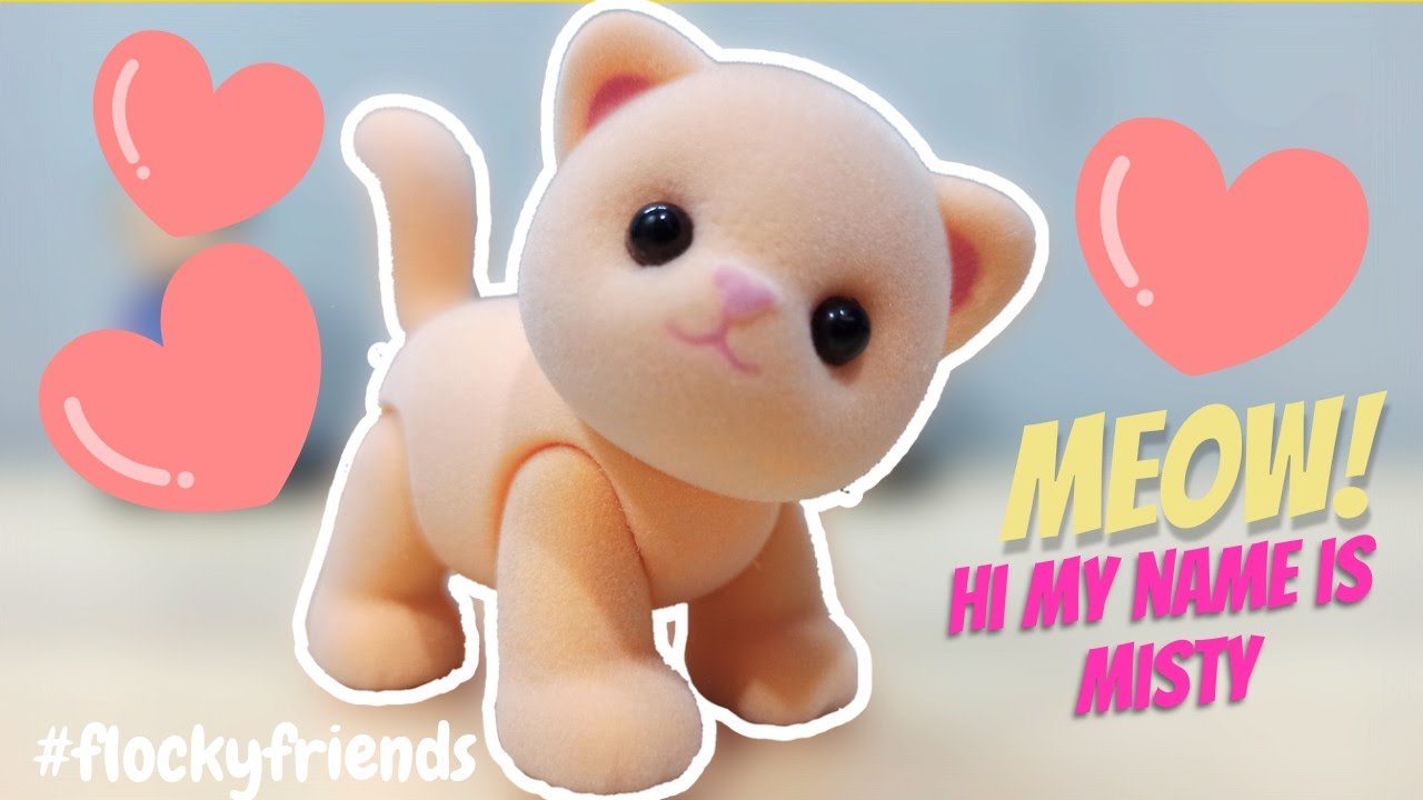 OMG So Cute! Flocky friends Misty🐈, Unboxing, Toys, StopMotion - YouTube