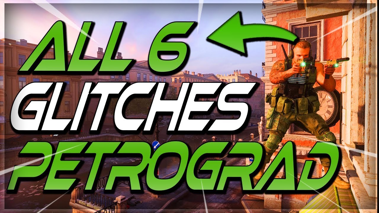 COD MW - ALL *6* WORKING "ST PETROGRAD" GLITCHES (Jumps/Spots/Ledge ...