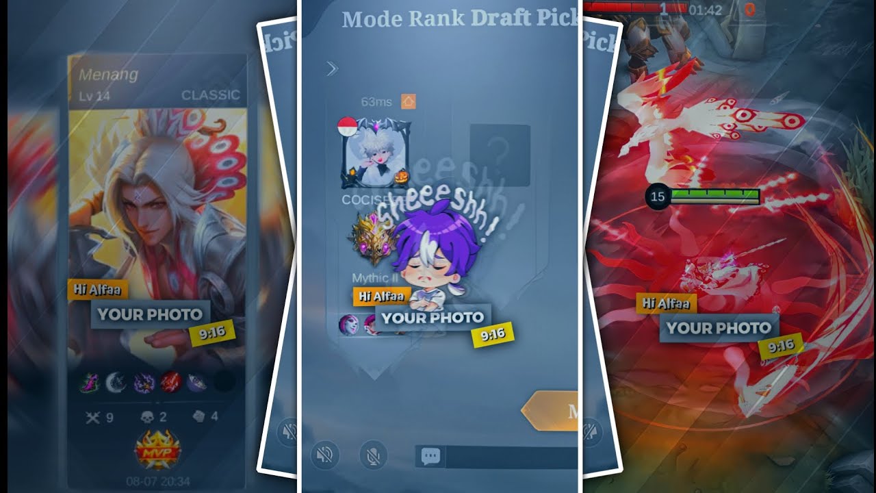 PRESET ML🐧 || EMOTE SHEESH x DJ AISYAH BERSYUKURLAH SLOW - TREND TIKTOK ...