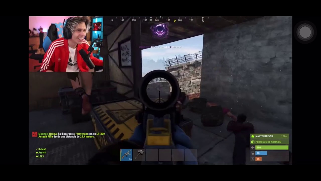 MenosTrece mata a Rubius en Rust (Egoland) - YouTube
