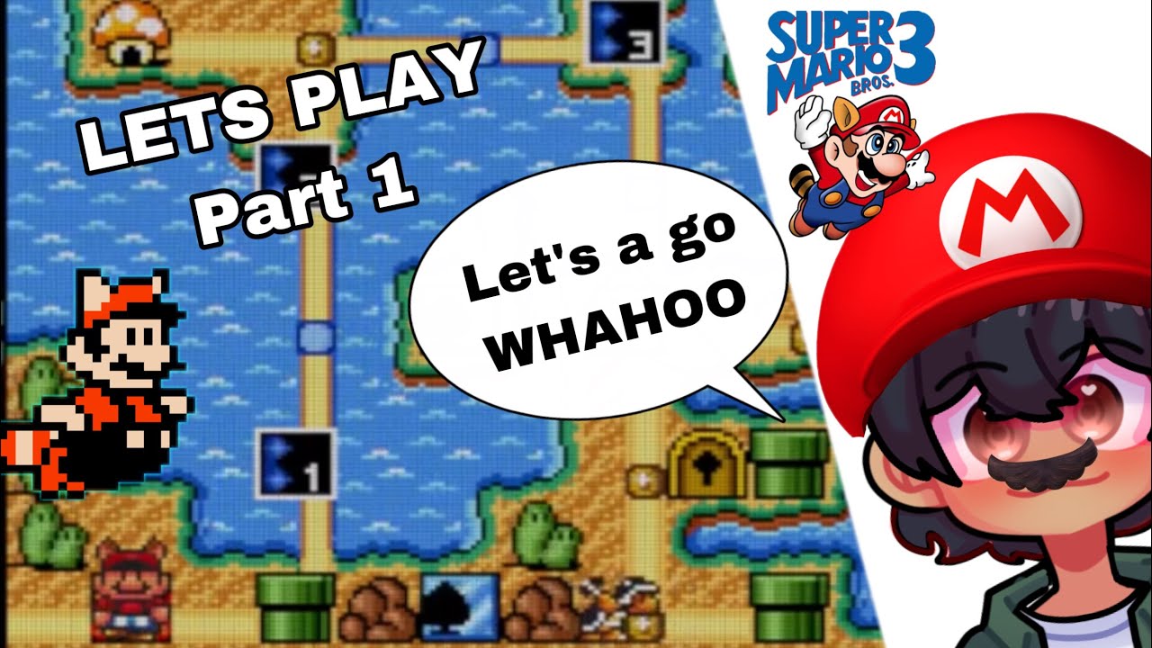 Smb 3 let’s play part 1 (warning I suck T-T) - YouTube