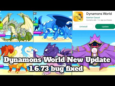 Dynamons World New Update 1.6.73 || dynamons world new evolution update ...