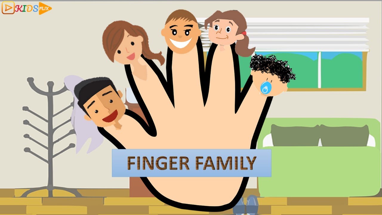 Finger Family | KIDSFLIX CLUB | VIDEOS FOR KIDS | Rhymes and Songs for ...