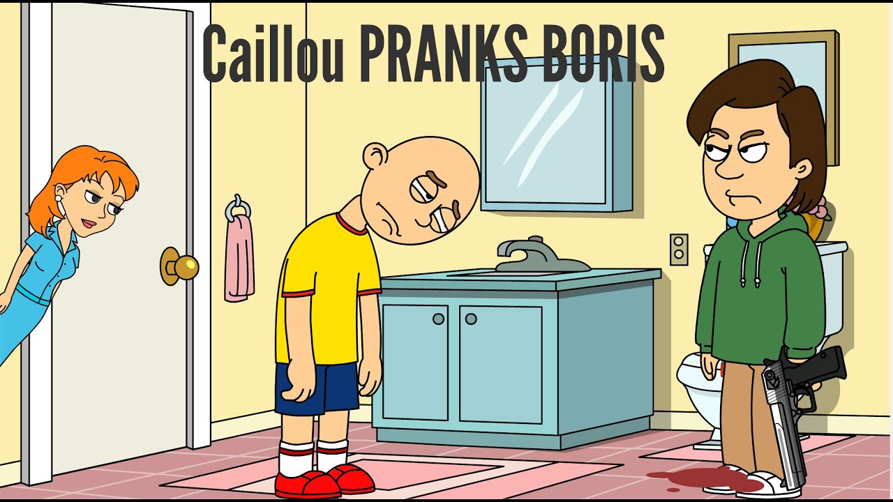 Go animate: Caillou Pranks Boris - Animation - YouTube