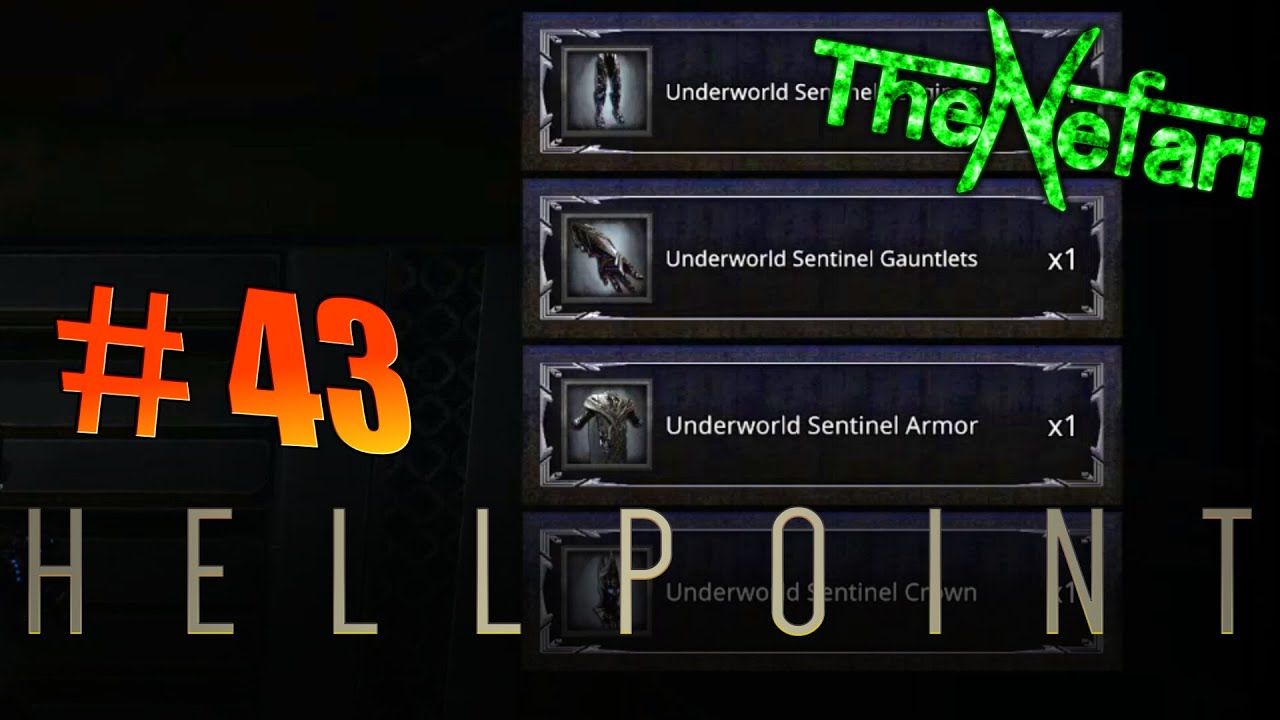 Hellpoint Let's Play #43 Underworld Sentinel Armor in Alma Mater - YouTube
