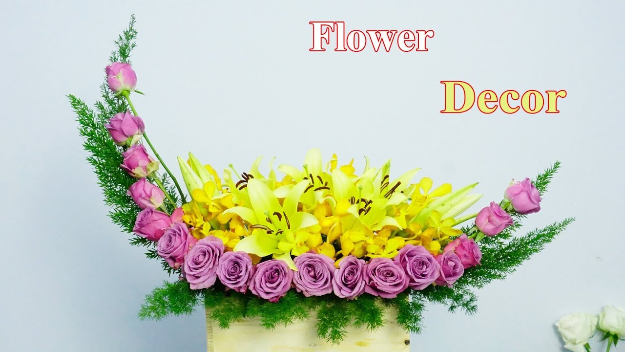 S Shaped Flower Arrangement