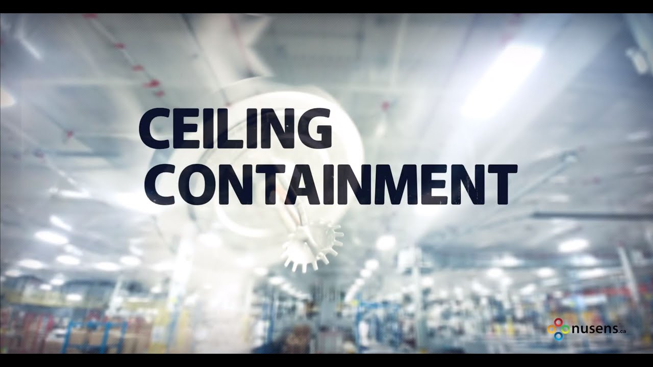 Ceiling Containment: Above or Under the Sprinkers? - YouTube