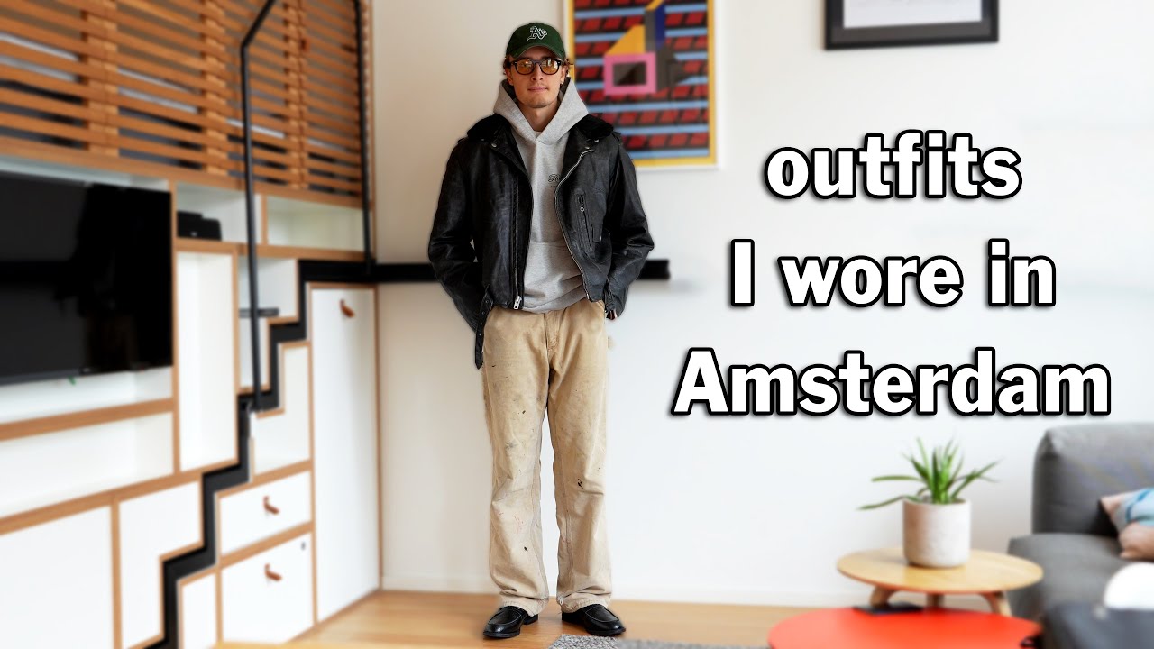 3 Days in Amsterdam, Outfits I Wore & New Clothing Drop! - YouTube
